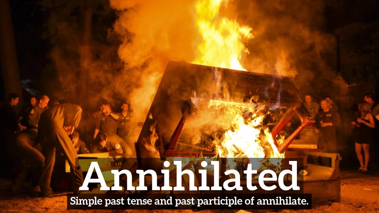 How to Say Annihilated in English? | What is Annihilated? | How Does ...