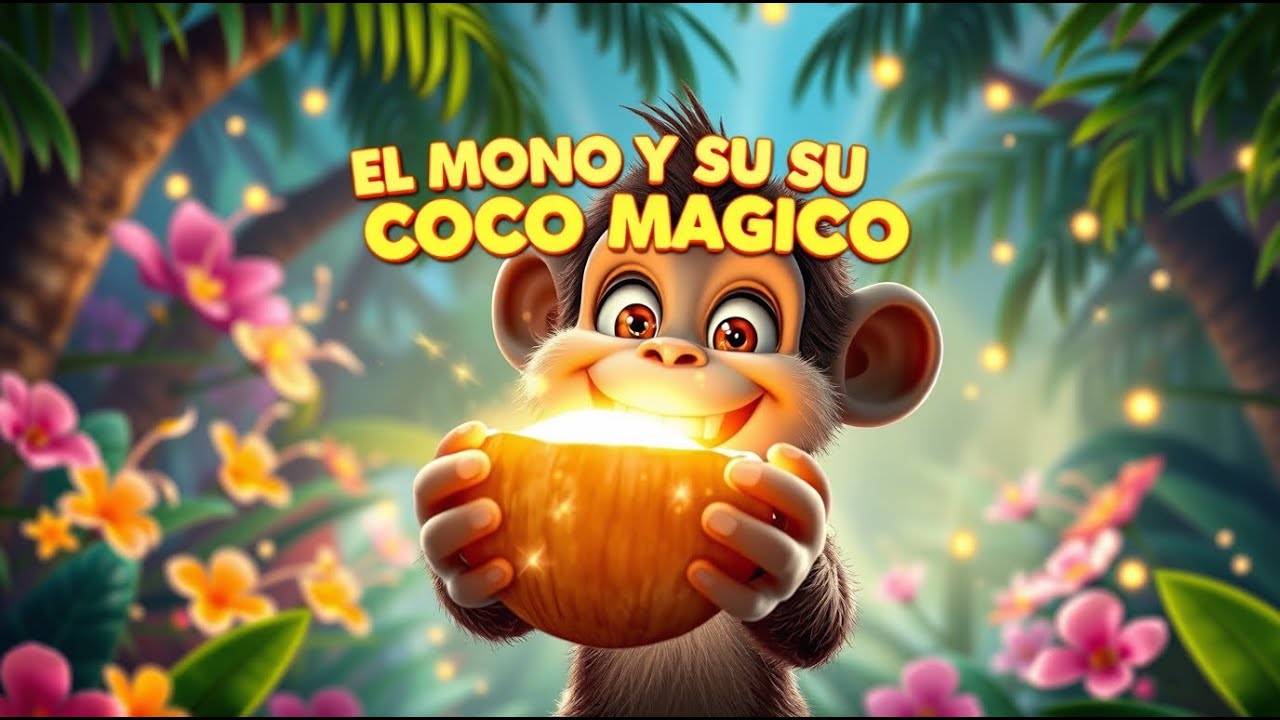 🐒 El Mono y Su Coco Mágico | Una Fábula Divertida para Niños 🎉 - YouTube