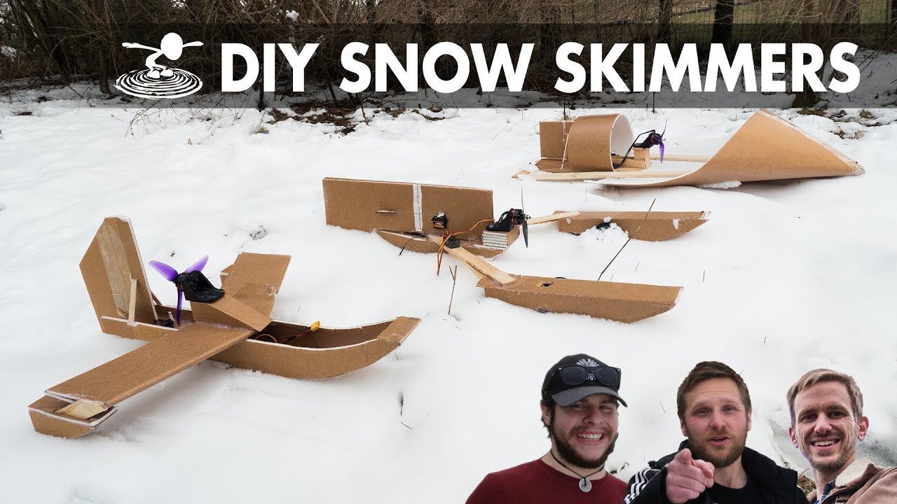 Snow Skimmer from 1 Sheet of Foamboard! - YouTube