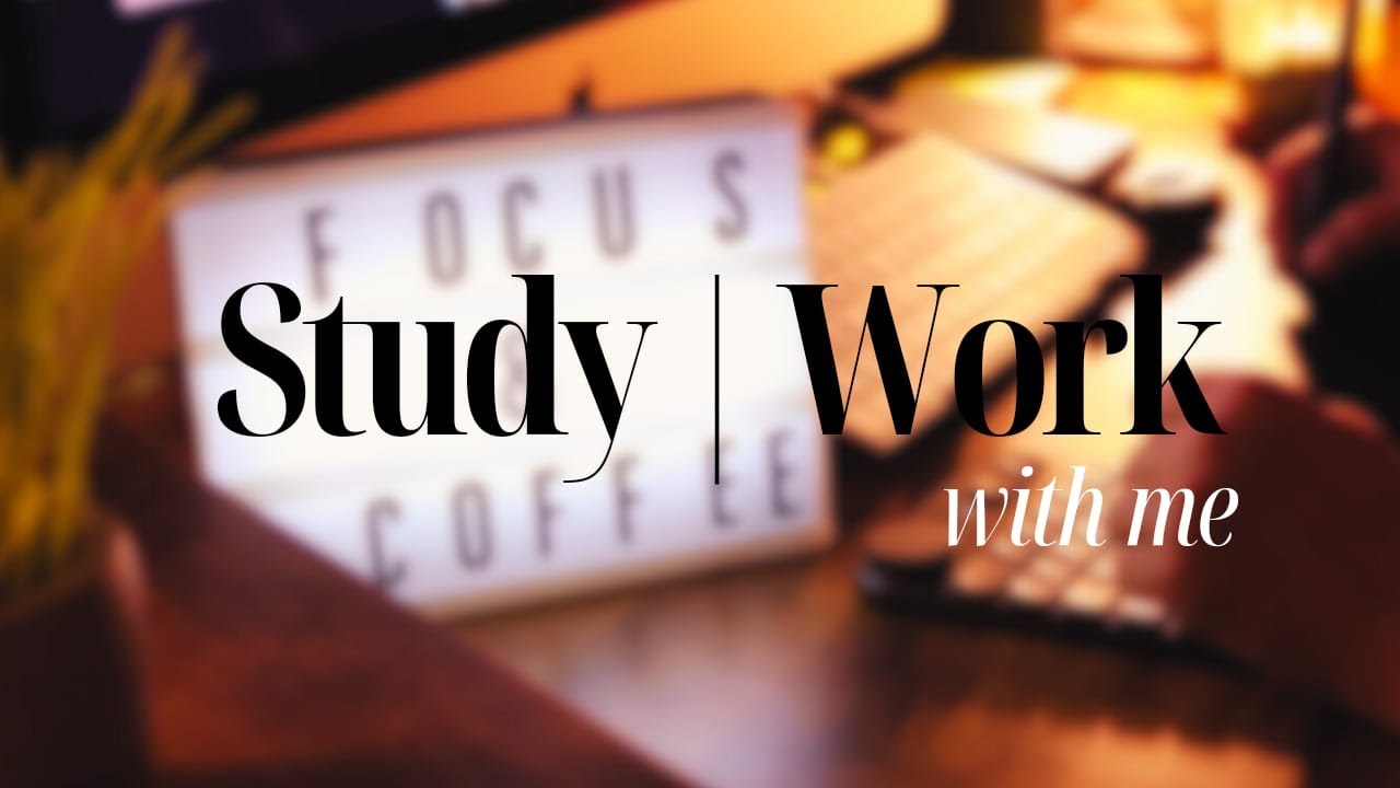 1 HOUR STUDY WORK WITH ME | Deep Focus | Timer | Focus & Coffee - 23 ...