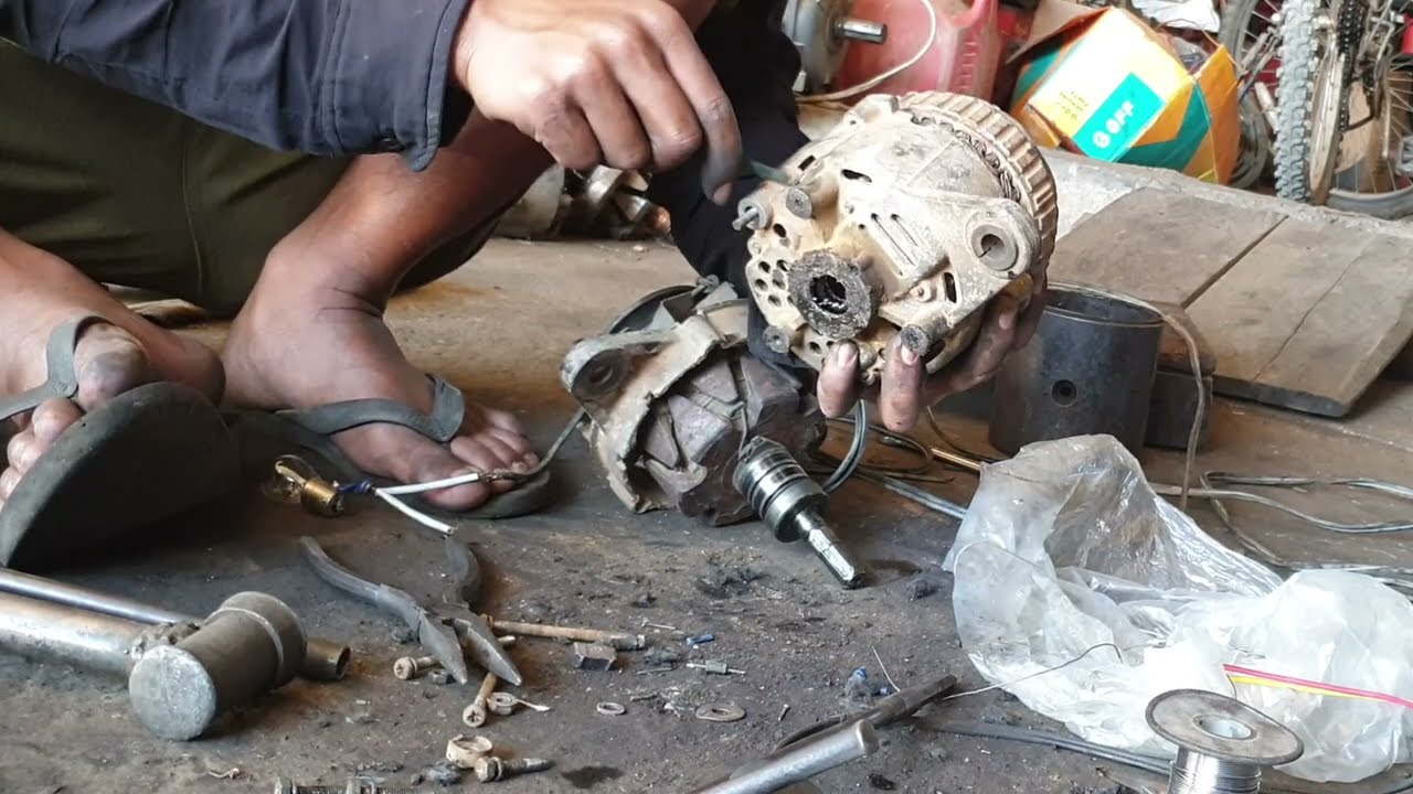 How To Generate Unlimited Power Of Dynamo | Car Dynamo Alternator ...