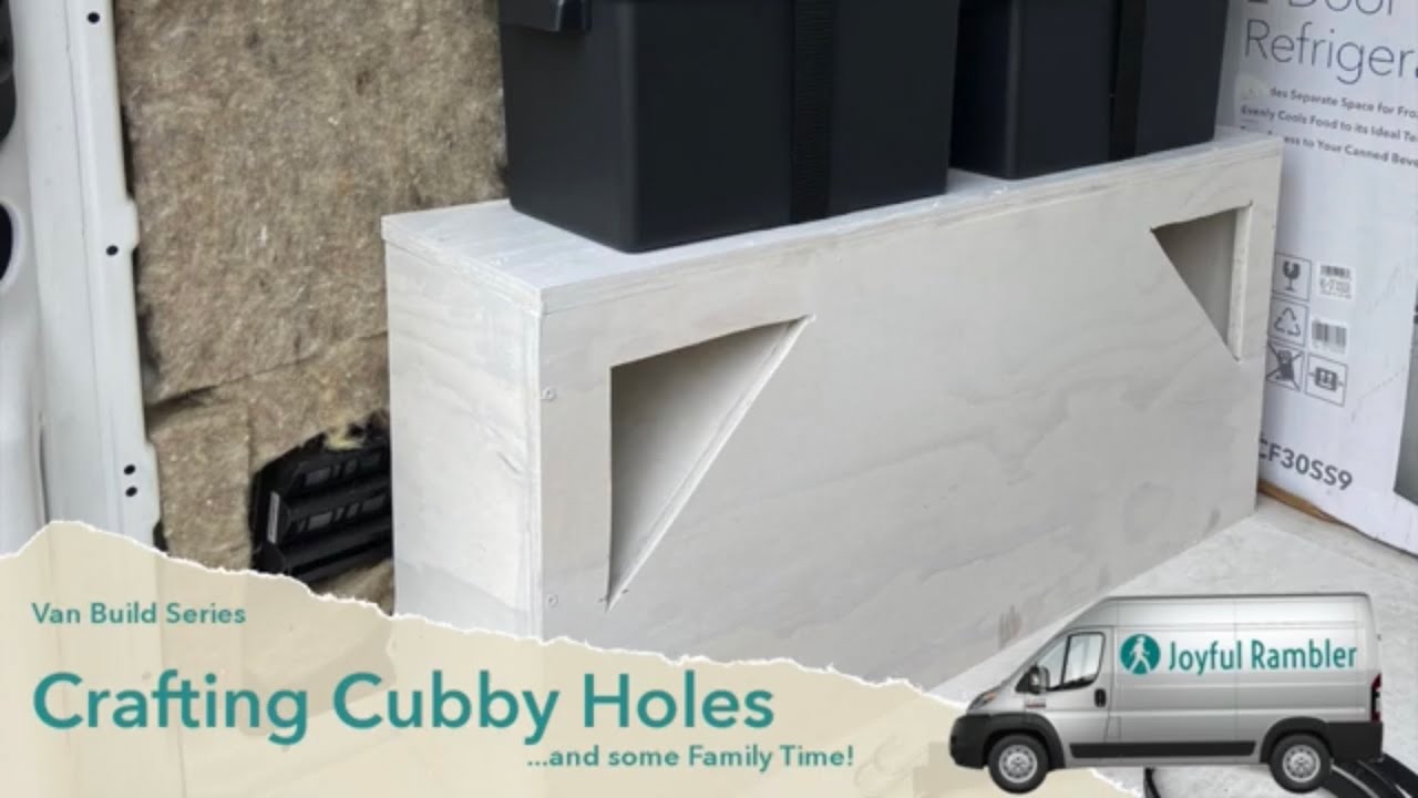 Maximzing Space in a Promaster Van | Crafting Cubby Holes on a Wheel ...