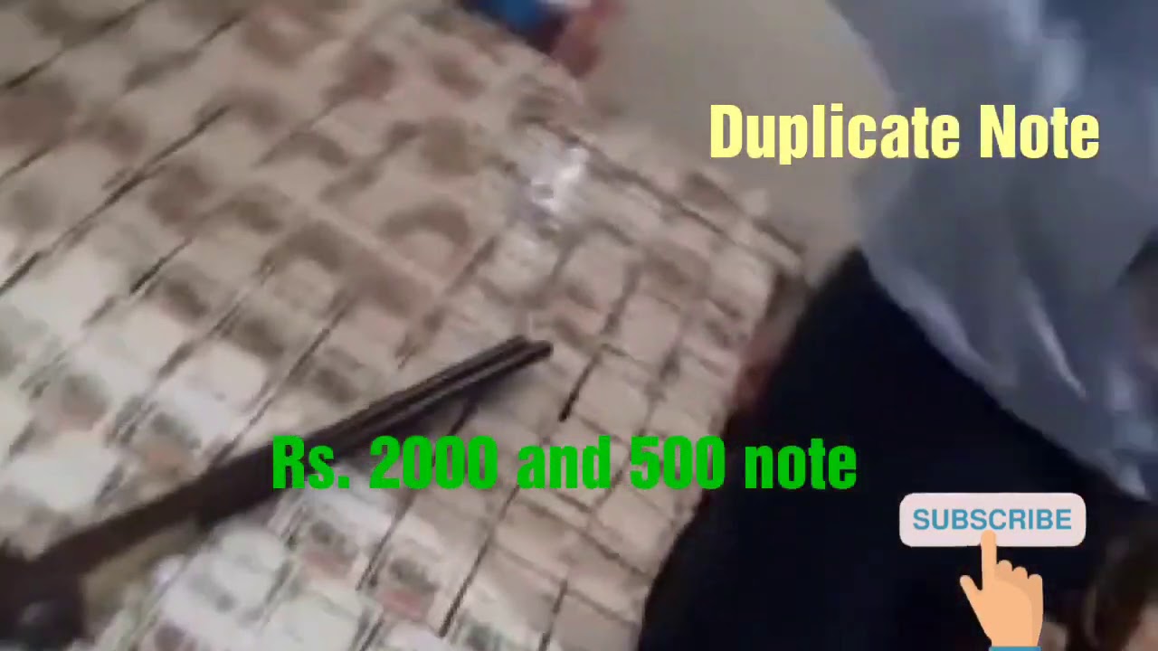 Duplicate Rs. 2000/ and Rs. 500/- Note - YouTube