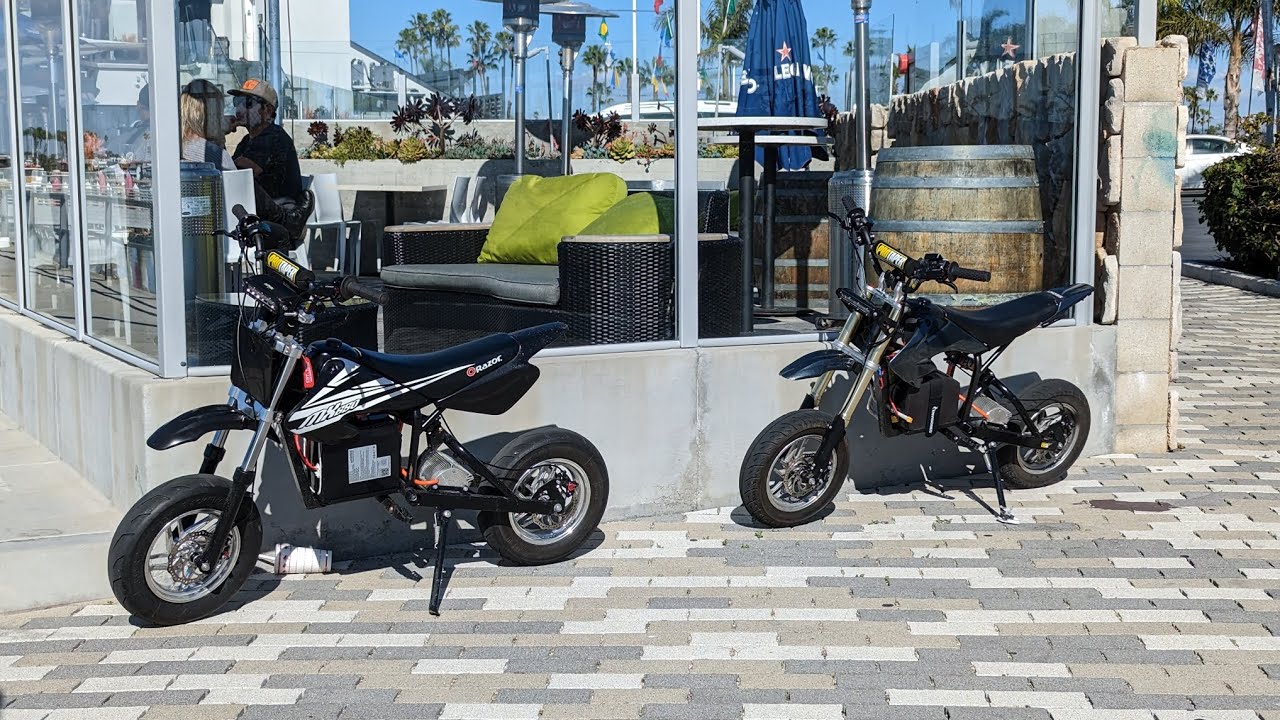 Ride out to Long Beach 72v Razor MX - YouTube