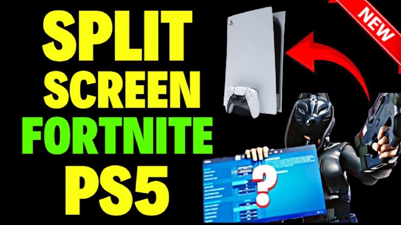 How to Split Screen in Fortnite on PS5 [ Quick FIX ] - YouTube