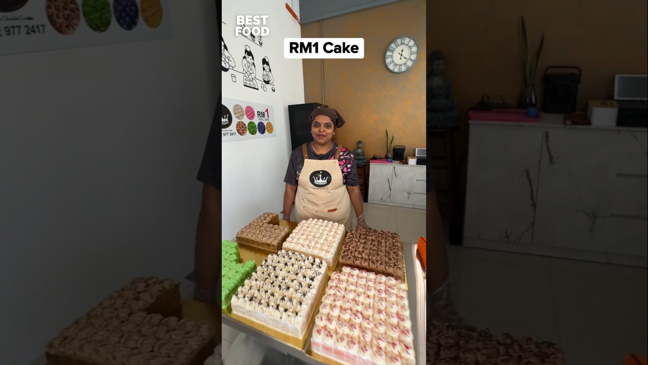 RM1 Cake at Chocolata's Bakery, Puchong! - YouTube