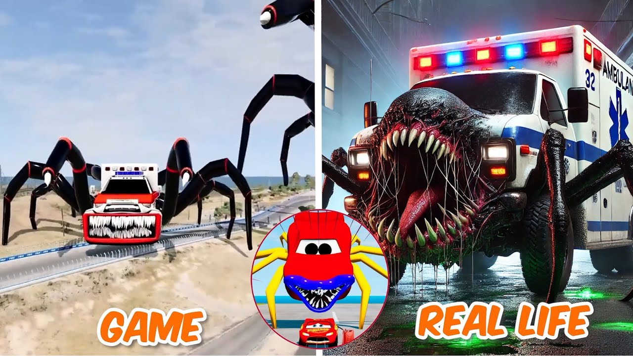Horror, Ambulance Monster Eater In Real Life | All Eater Monster ...