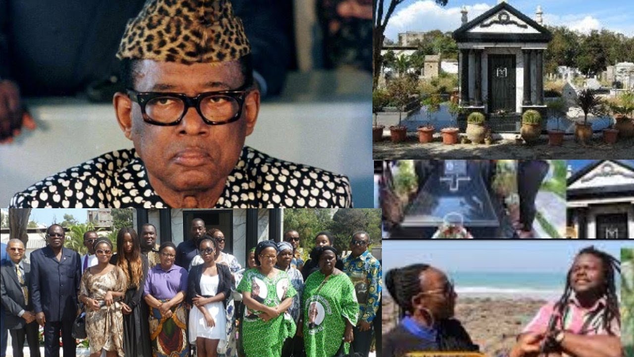 MOBUTU SESESEKO sa tombe et ses enfants au MAROC. Koko WUMBA - YouTube