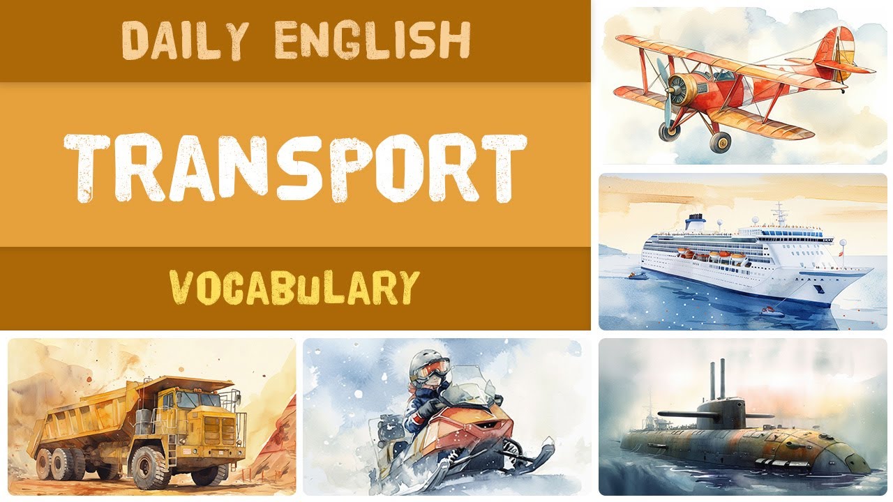 Vehicles and Transport in English 2 | Learn English Vocabulary - YouTube