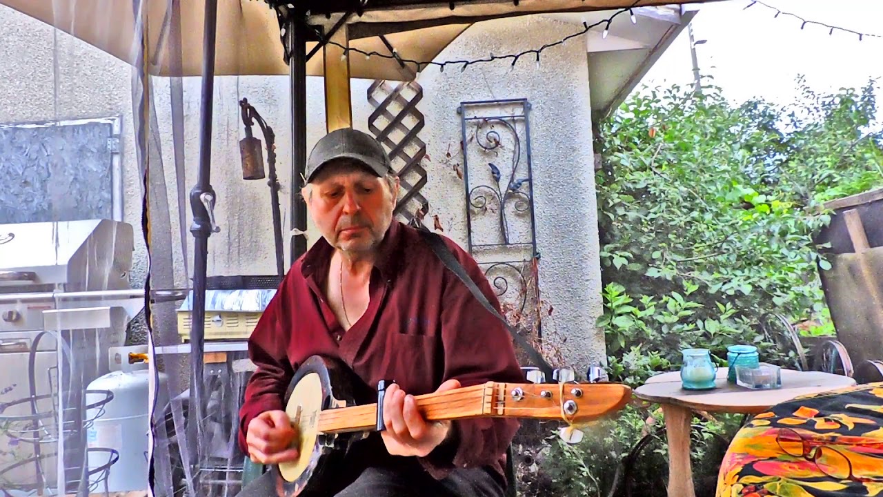 Back Home Fretless Slide Banjo Blues - YouTube