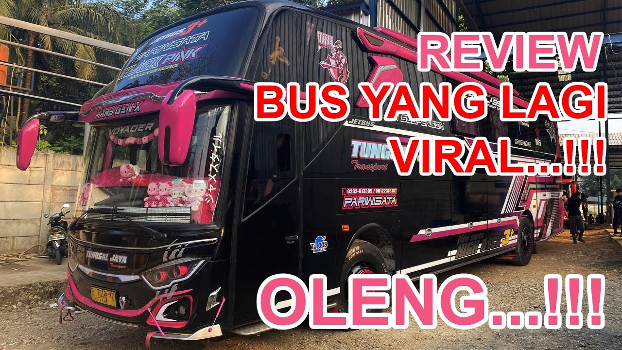 REVIEW BUS BLACK PINK YANG LAGI VIRAL / TUNGGAL JAYA / JOSS iiLL ...