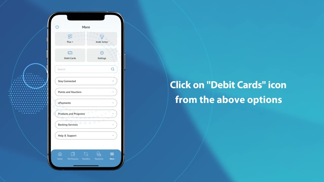 Activate your debit card easily through “Arabi Mobile” app - YouTube