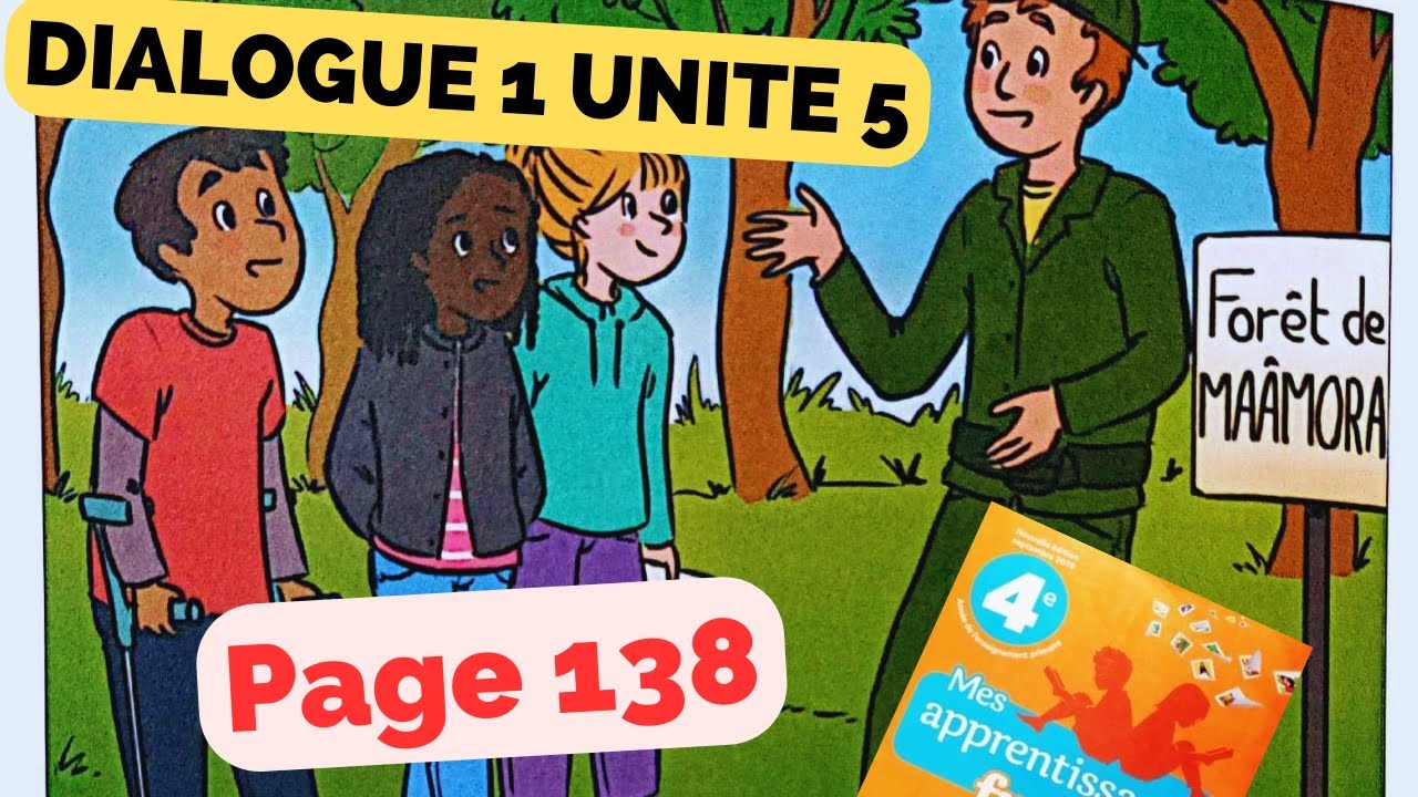 Mes apprentissages en Français 4 année page 138 .Dialogue 4 AEP ...