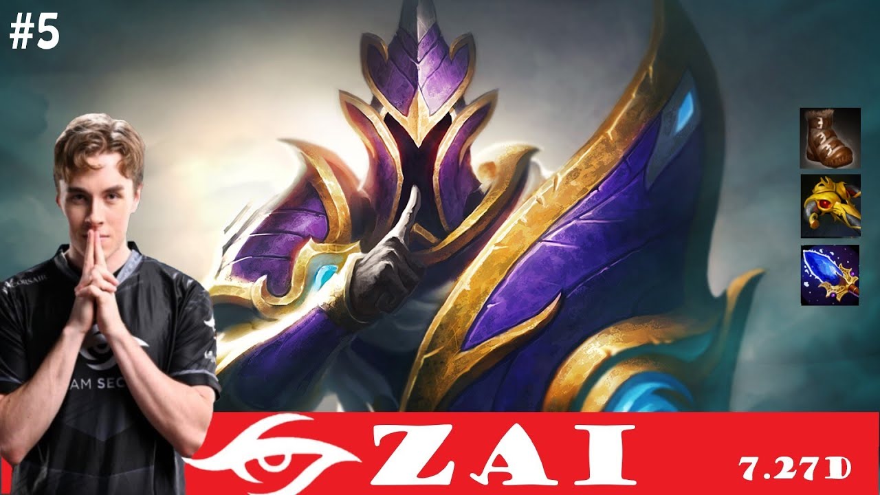 [DOTA 2] Team SECRET.zai the SILENCER [OFFLANE] [7.27D] [5] - YouTube
