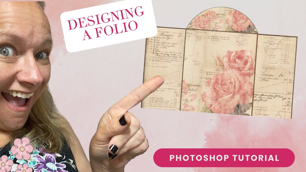 Designing a Folio Using Photoshop and Canva - Design With Me - My CRAZY ...