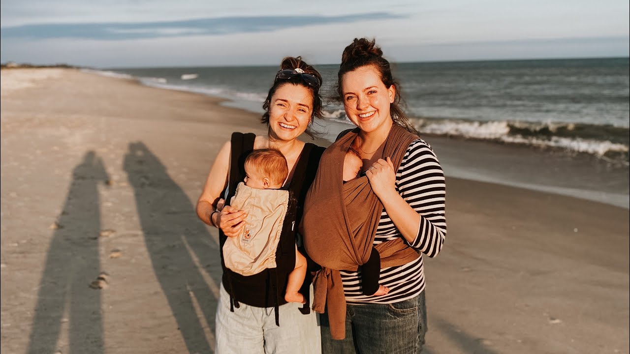 River's First Beach Vacation! (4 month old) - YouTube