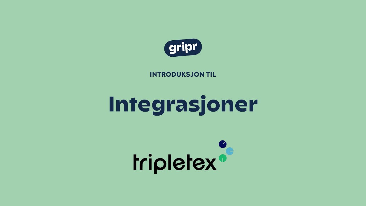 Integrasjon mot Tripletex - YouTube