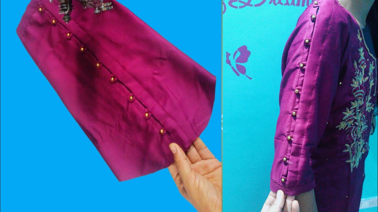 how to making latest new Baju design/sleeve design very easy method ...