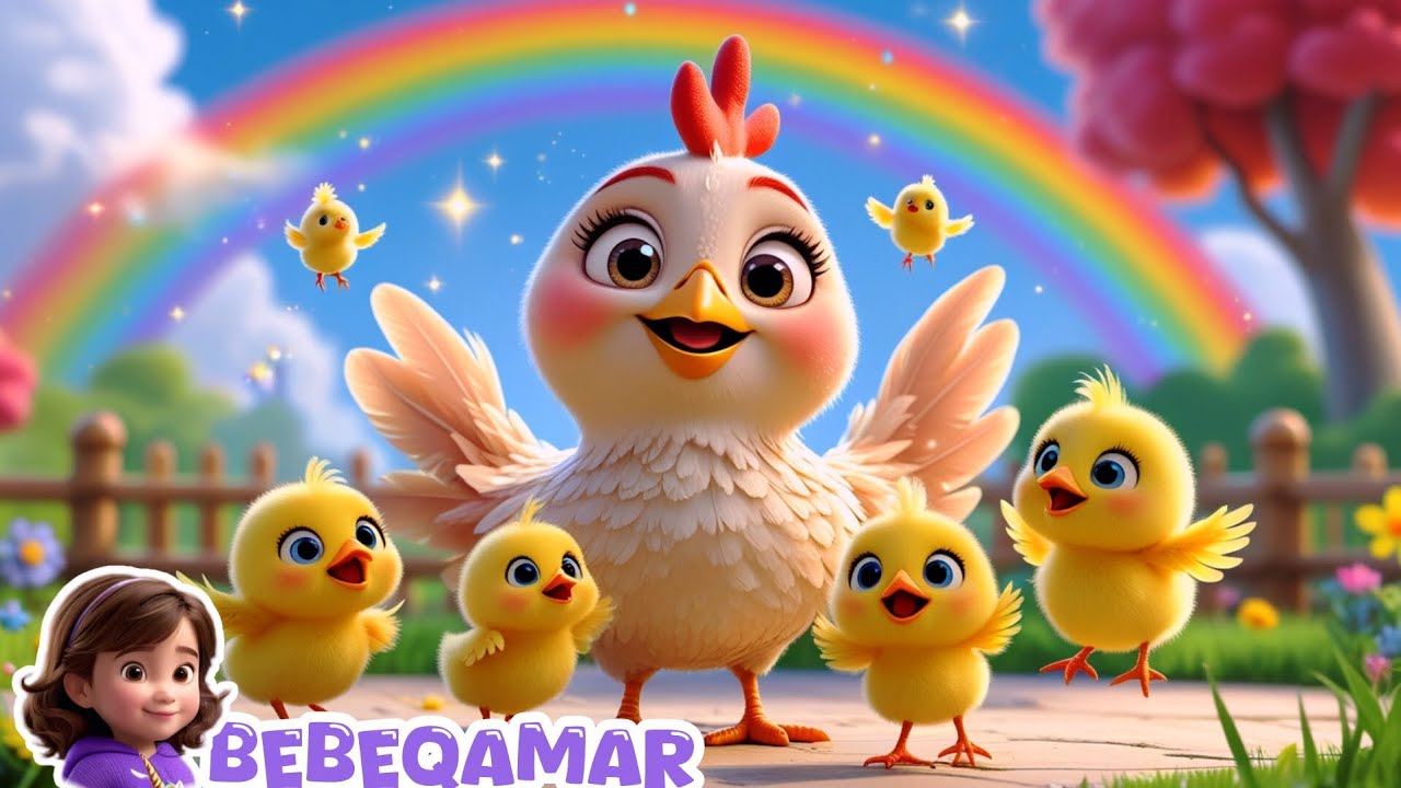 🐥 The Baby Chicks and Mama Hen Song 🐔|Nursery Rhyme Song|Fun 3D Kids ...