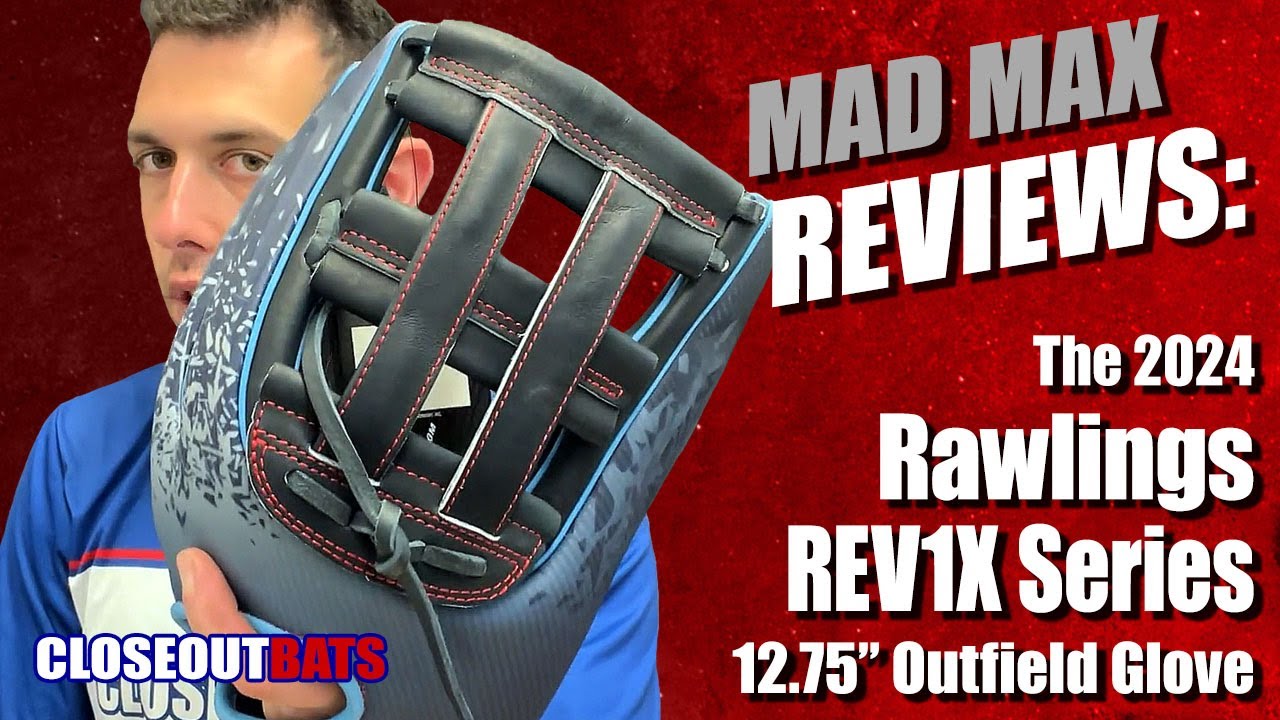 Rawlings REV1X Series 12.75" Outfield Glove RREV3039-6N (2024) - YouTube