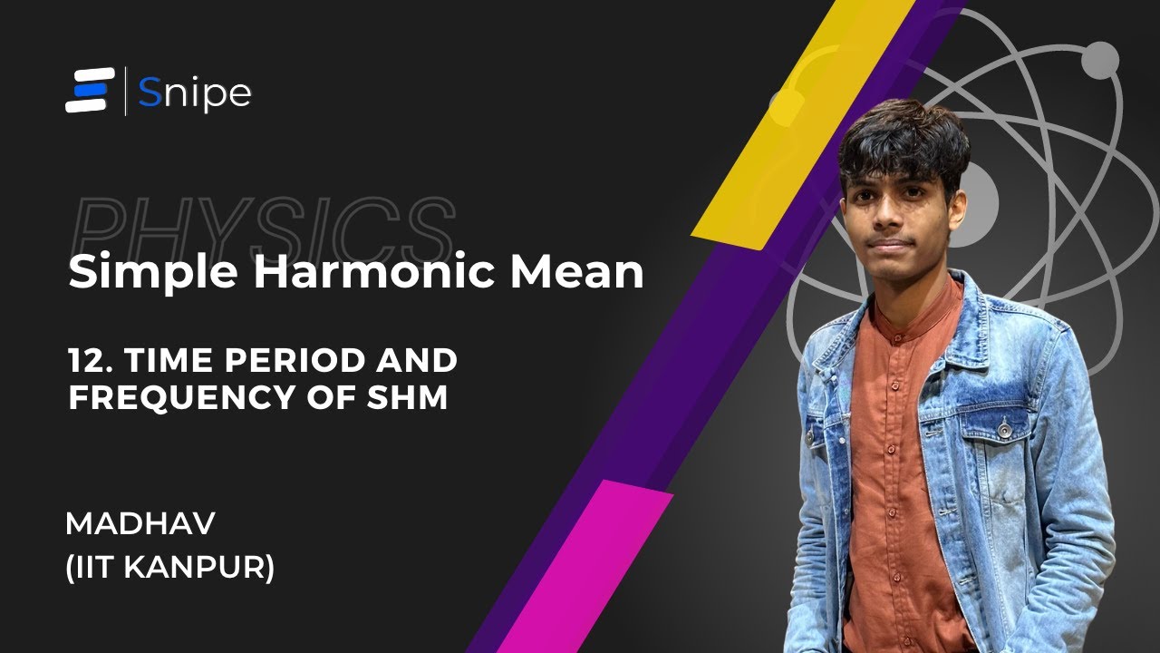 Time Period and Frequency of SHM | Simple Harmonic Motion | JEE, CBSE ...