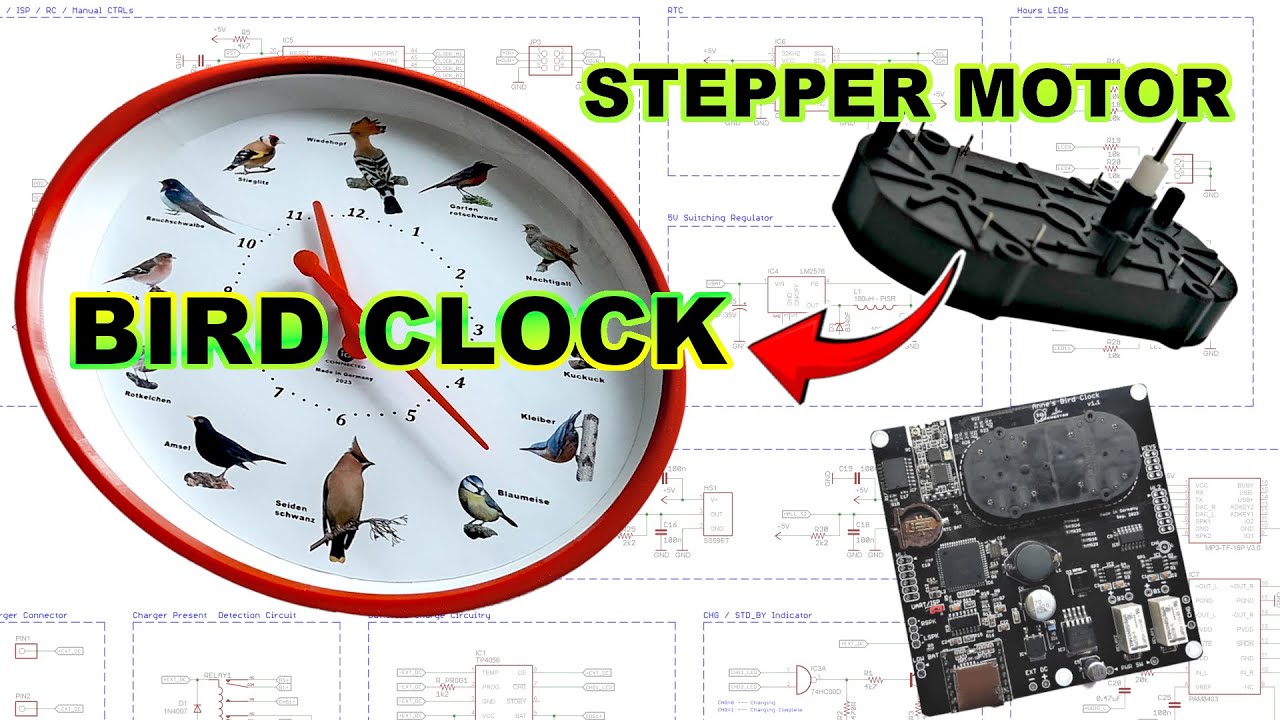 From Stepper Motor to a Bird Clock - YouTube