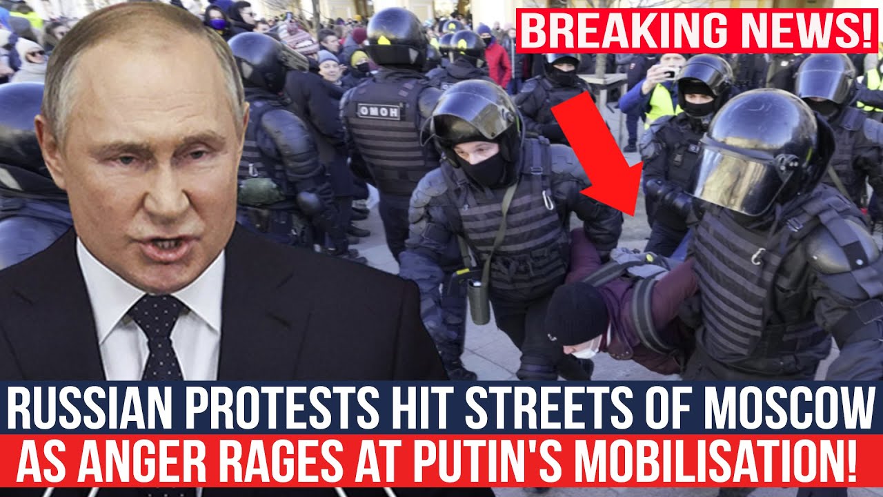 Breaking! Russian protests hit streets of Moscow as anger rages at ...