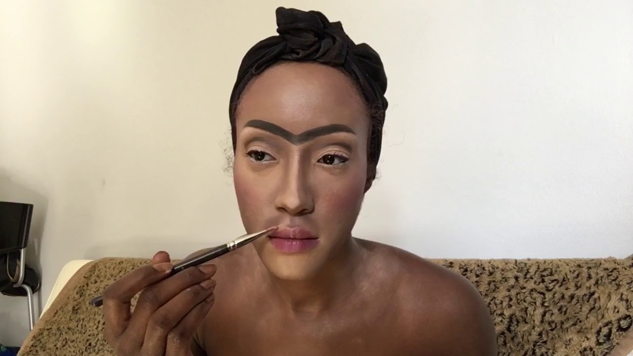 The Broken Column X Aye Cue (Frida Kahlo Makeup) - YouTube