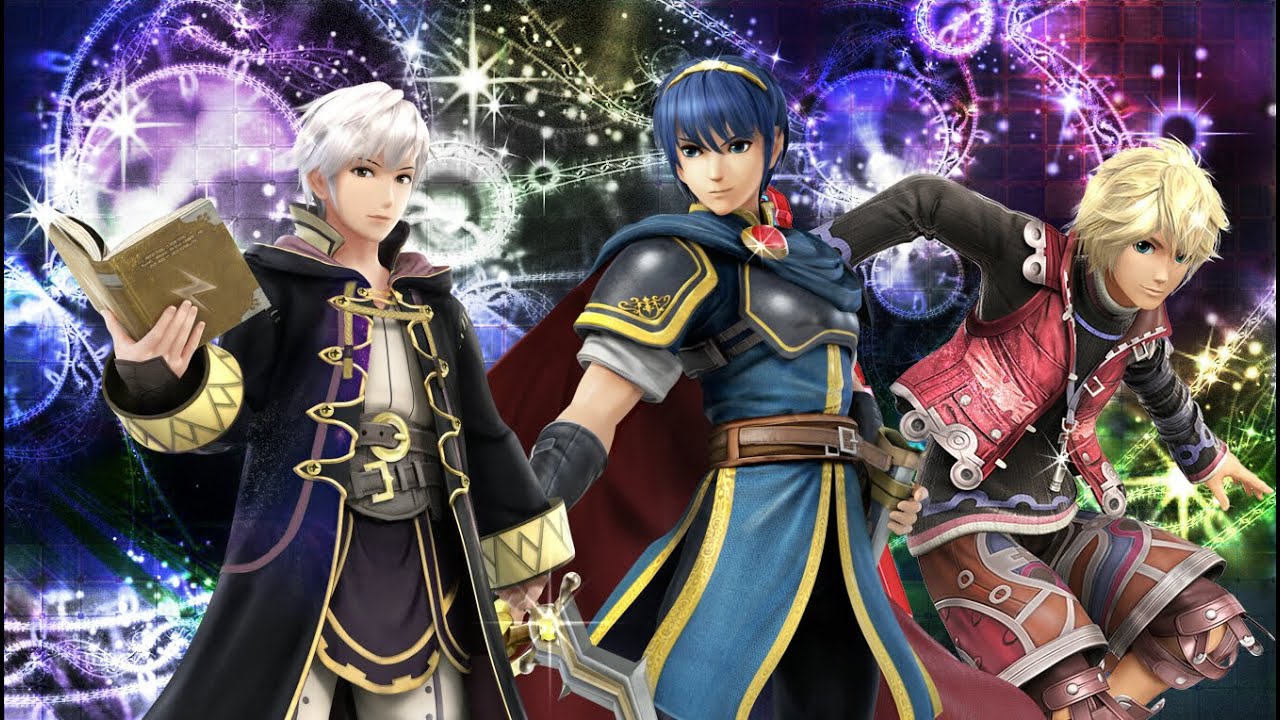 Robin, Shulk, Marth Voice Japanese and Engrish - Super Smash Bros. for ...