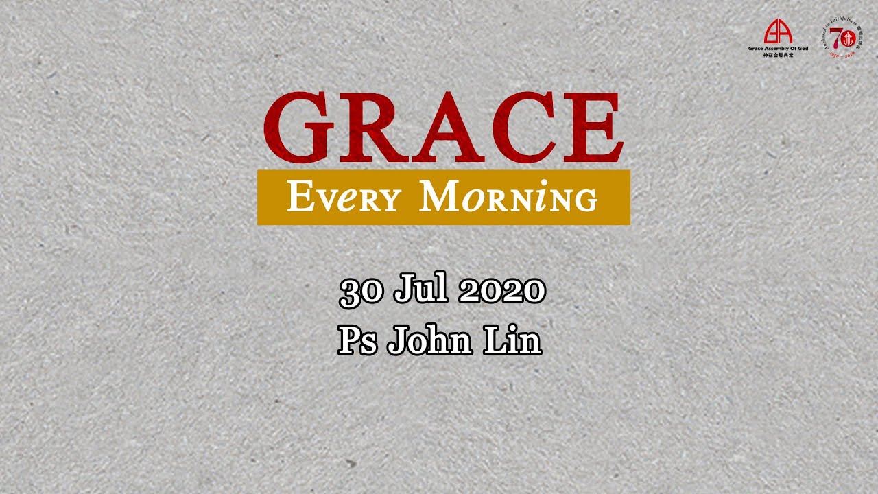 30 Jul 2020: “From When To Why & What” By Pastor John Lin - YouTube