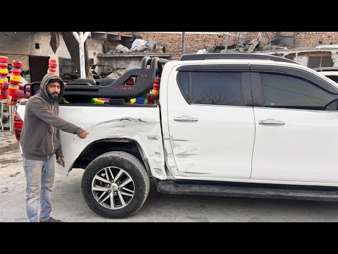 Awesome process Toyota Hilux Door Quarter panel and Fender repairing by ...