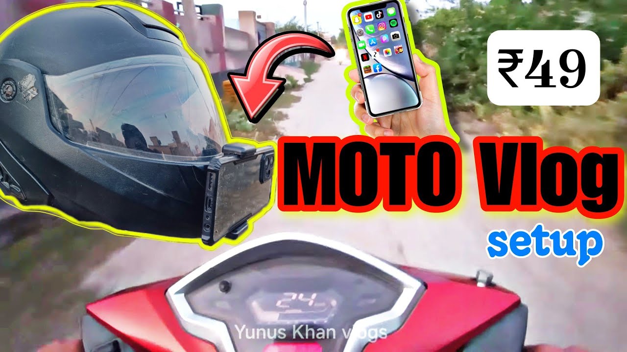 How To Make Moto Vlog Setup At Home - YouTube