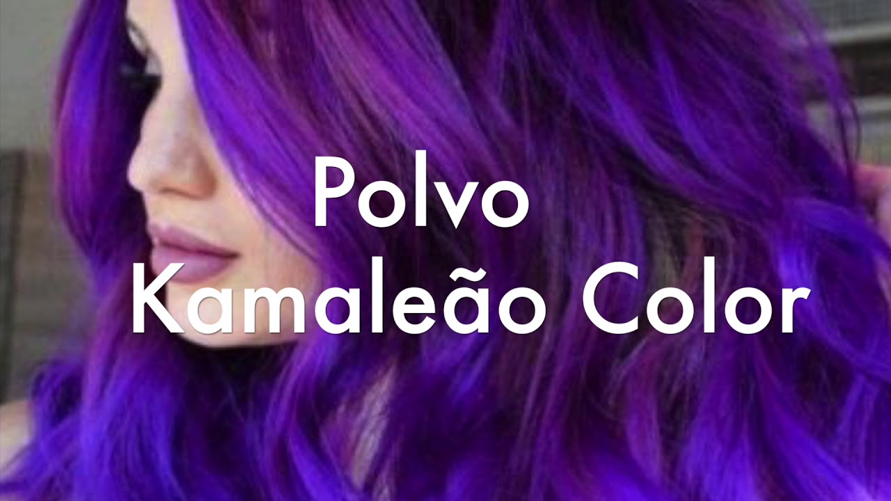 Cabelo Roxo Intenso - Polvo Kamaleão Color - Chic Mix - YouTube