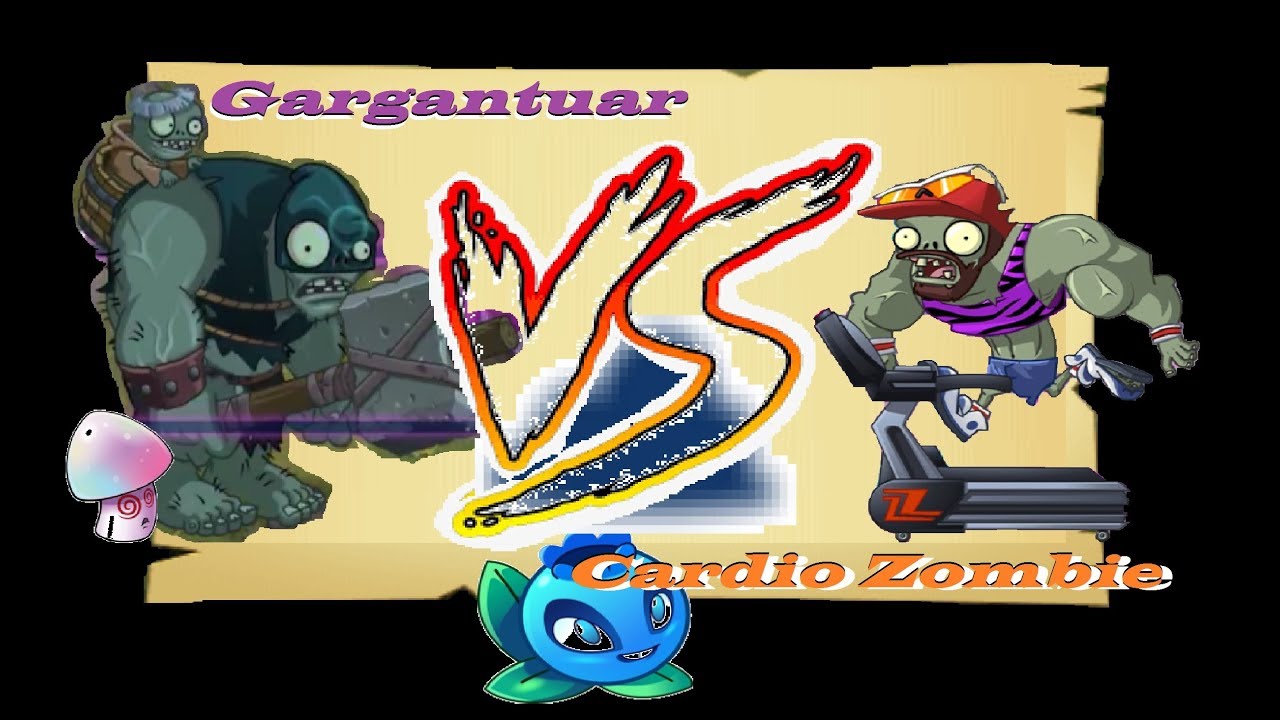 Plants vs Zombies 2 Battlez Electric Blueberry Gargantuar vs Cardio ...