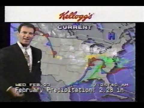 Weather Channel clips and home video from Wilmington DE, Wednesday February 23 1994