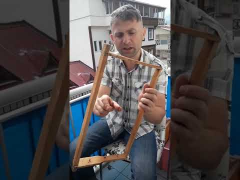 eski çerçeveleri yeniden kullanma, tel germe işlemi, paranız cebinizde kalsın...🐝🐝