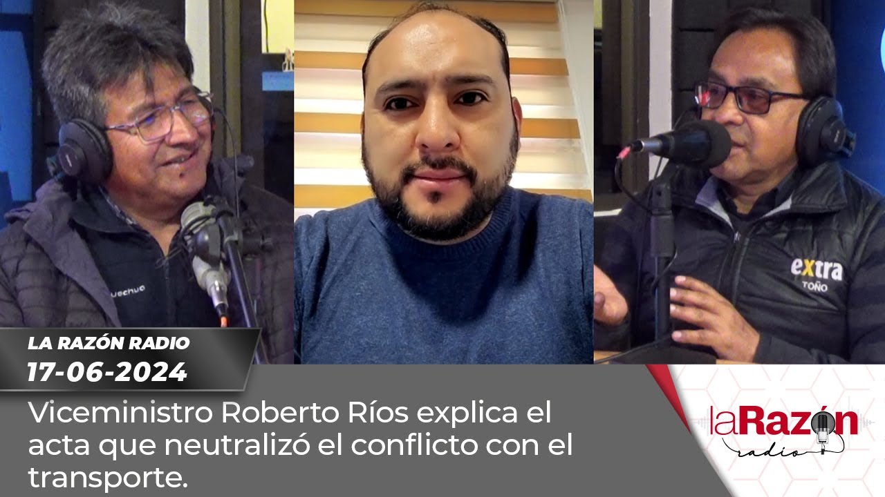 Viceministro Roberto Ríos explica el acta que neutralizó el conflicto ...