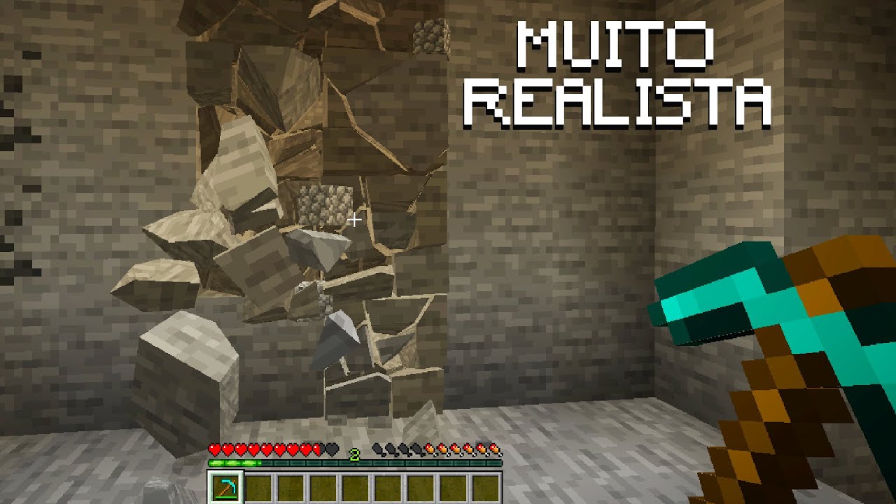 MINECRAFT MAS... A FÍSICA É REALISTA ! - YouTube