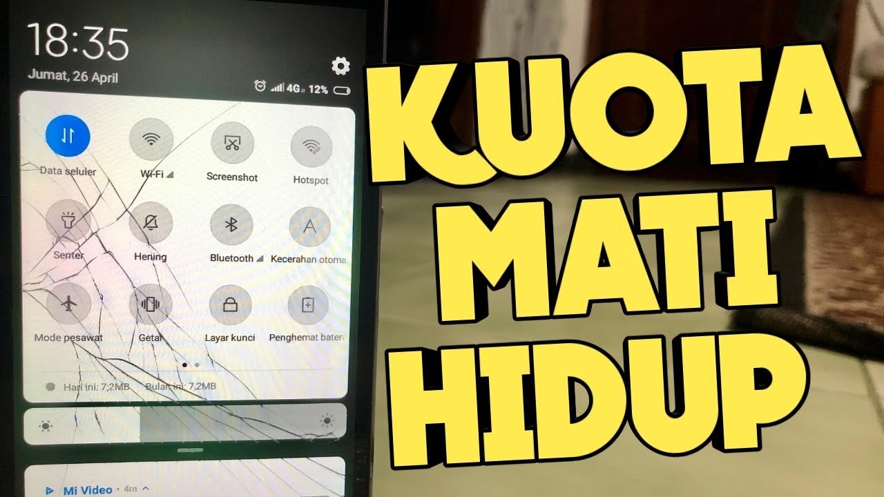 HP Xiaomi Data Seluler Suka Mati Beberapa Detik | Tutorial Android - YouTube