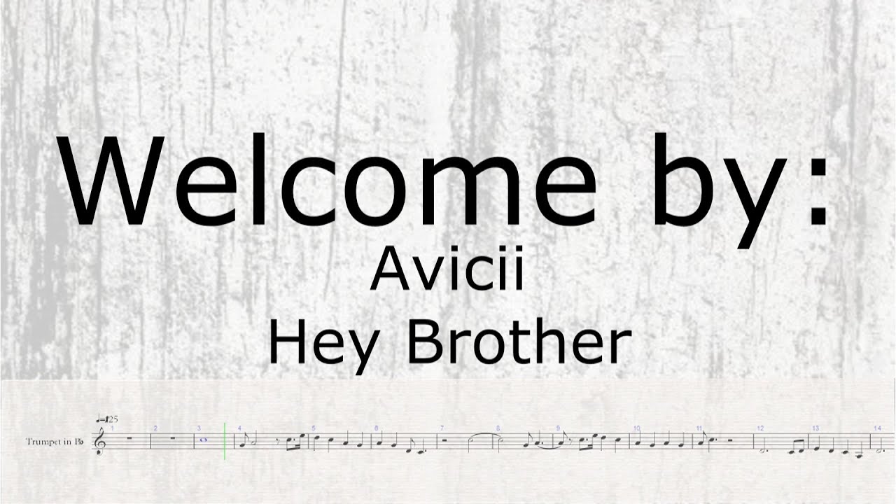 Trumpet Cover ~ Avicii - Hey Brother - YouTube