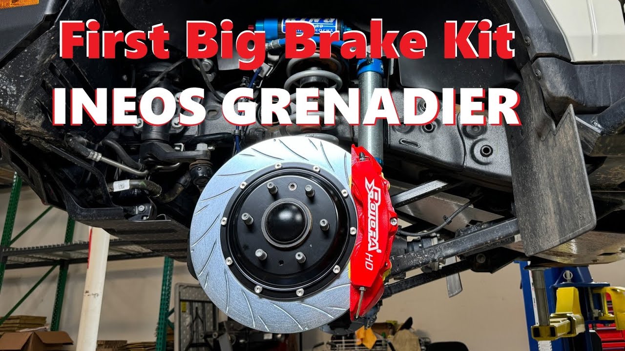 INEOS Grenadier Big Brake Kit - First Look ! - YouTube