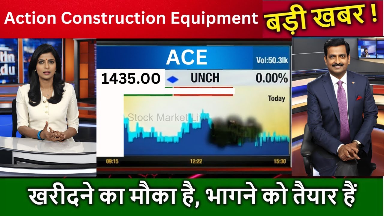 Action Construction Equipment Ltd Share Latest News, ACE Share Target ...