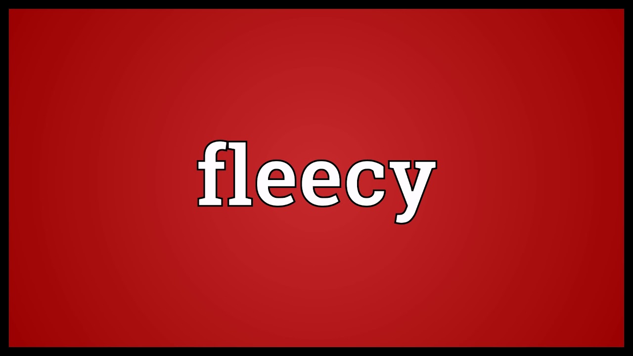 Fleecy Meaning | Wordogram - YouTube