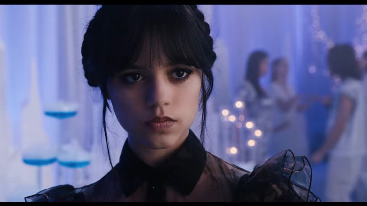 Wednesday Addams - Jenna Ortega | Rave'n Dance Scene with "blood rain ...