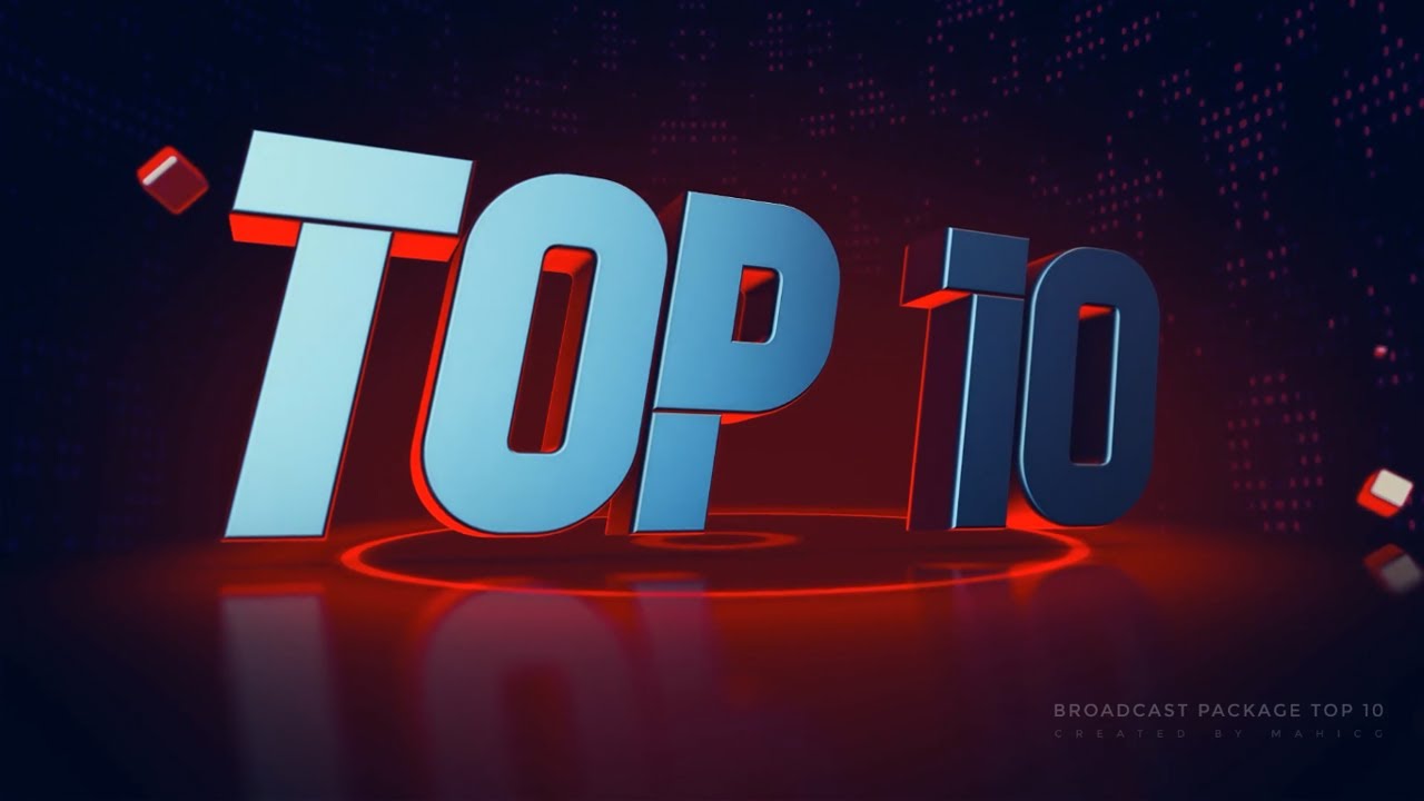 Template for Top 10 List - After Effects Template - YouTube