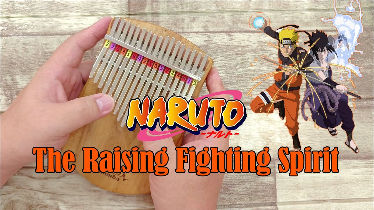 "Naruto Theme" The Raising Fighting Spirit - Kalimba Easy Tutorial ...