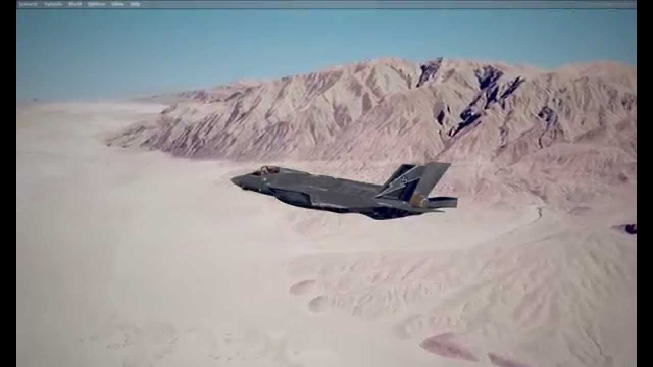 Prepar3D V3 ,F35, flight over death valey california, REX 4 texture direct, active sky next ...
