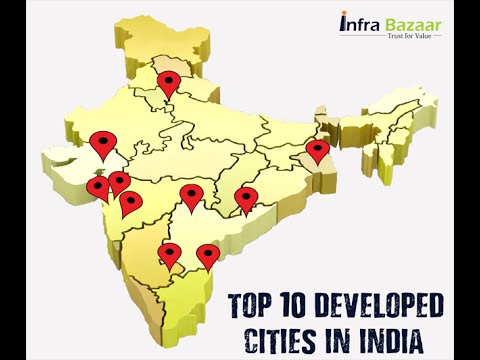 Top 10 Developed Cities In India - YouTube
