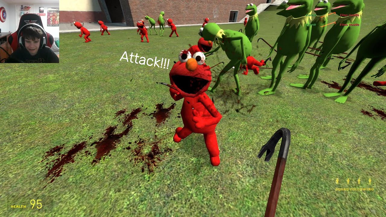 Elmo,Kermit and Admin gun mod review | Garry's mod - YouTube
