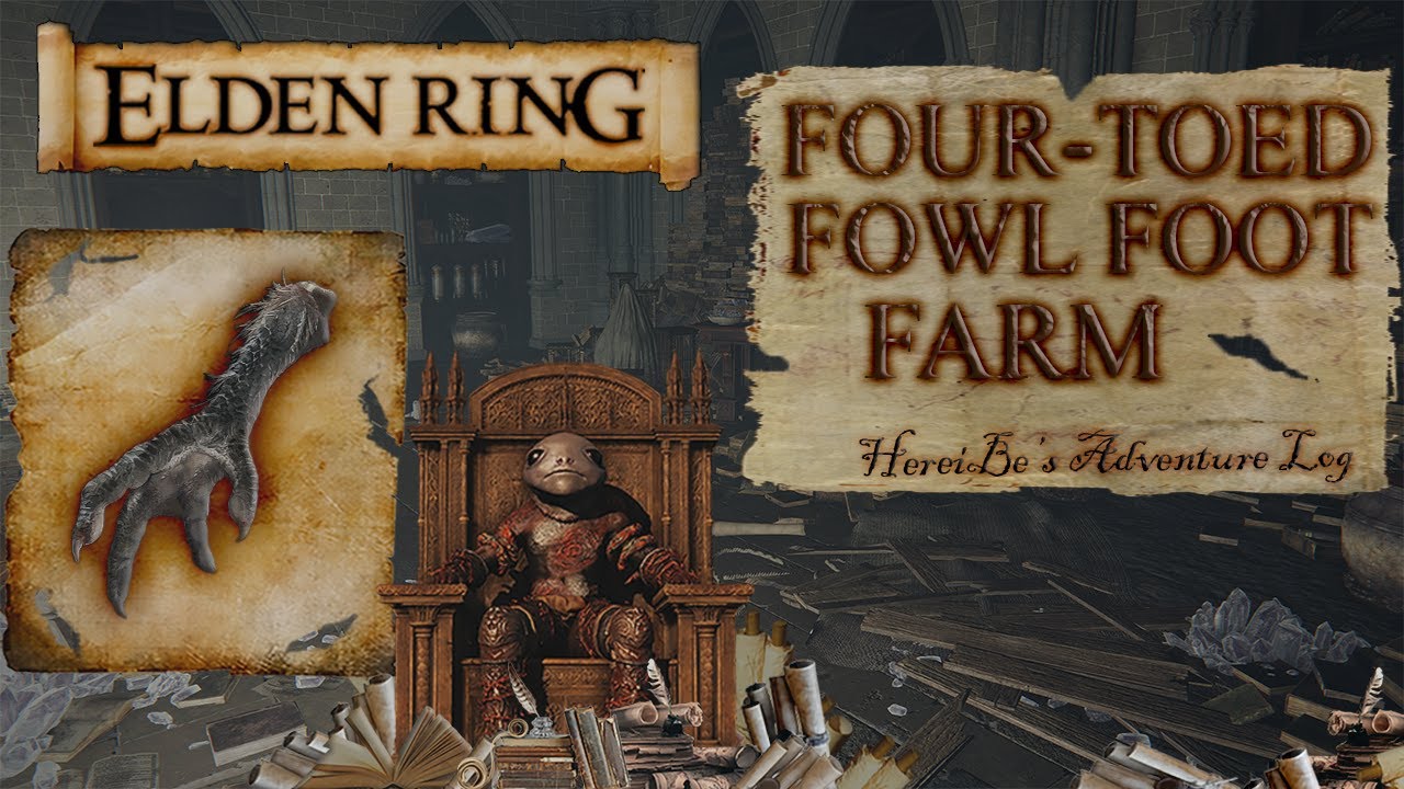 Four-Toed Fowl Foot Farm Location | Elden Ring - YouTube